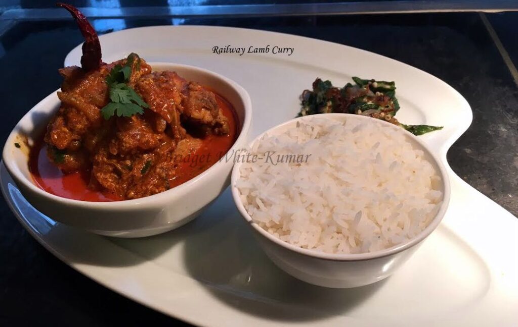 RAILWAY LAMB / MUTTON CURRY - AN OLD COLONIAL DISH - BRIDGET WHITE