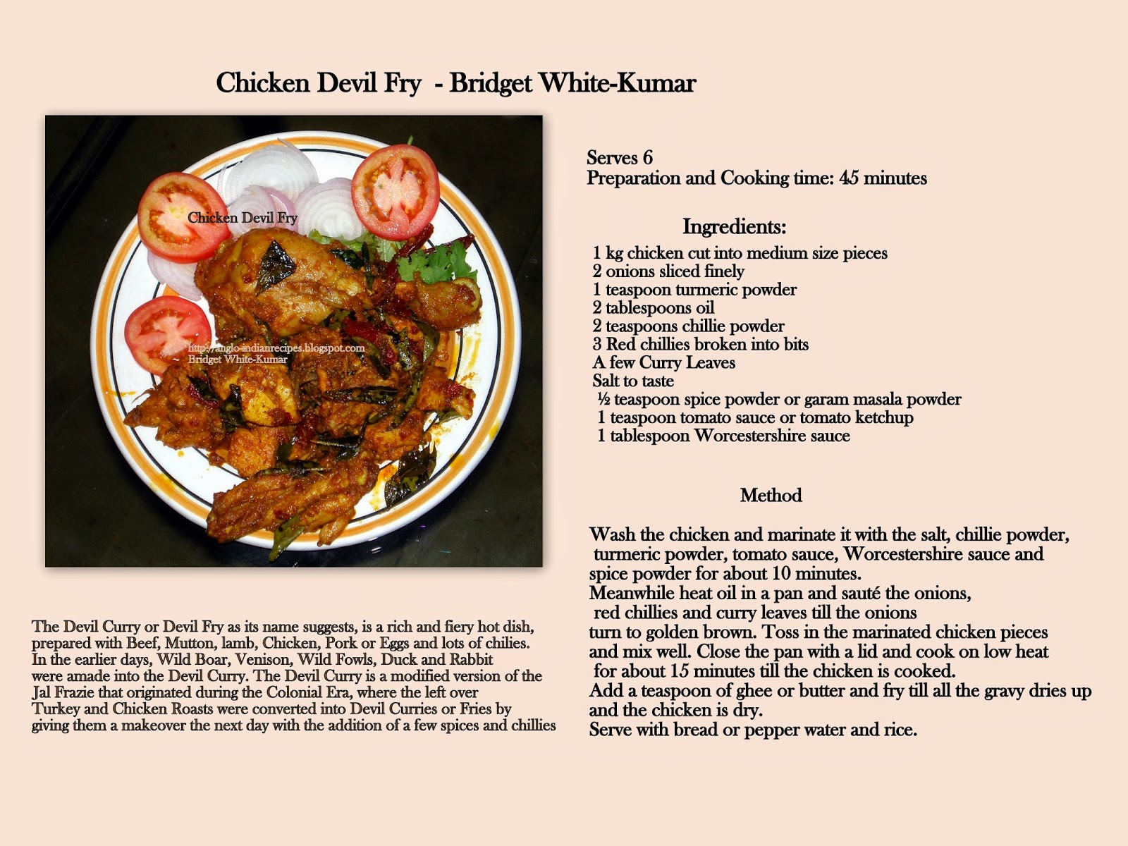 CHICKEN DEVIL FRY - BRIDGET WHITE