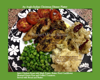 ANGLO-INDIAN CHRISTMAS DINNER MENU - BRIDGET WHITE