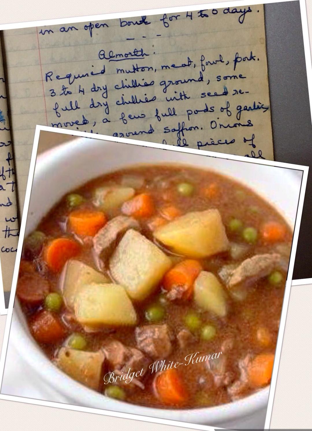 ALMORTH OR BAFFARTH – MIXED MEAT STEW - BRIDGET WHITE